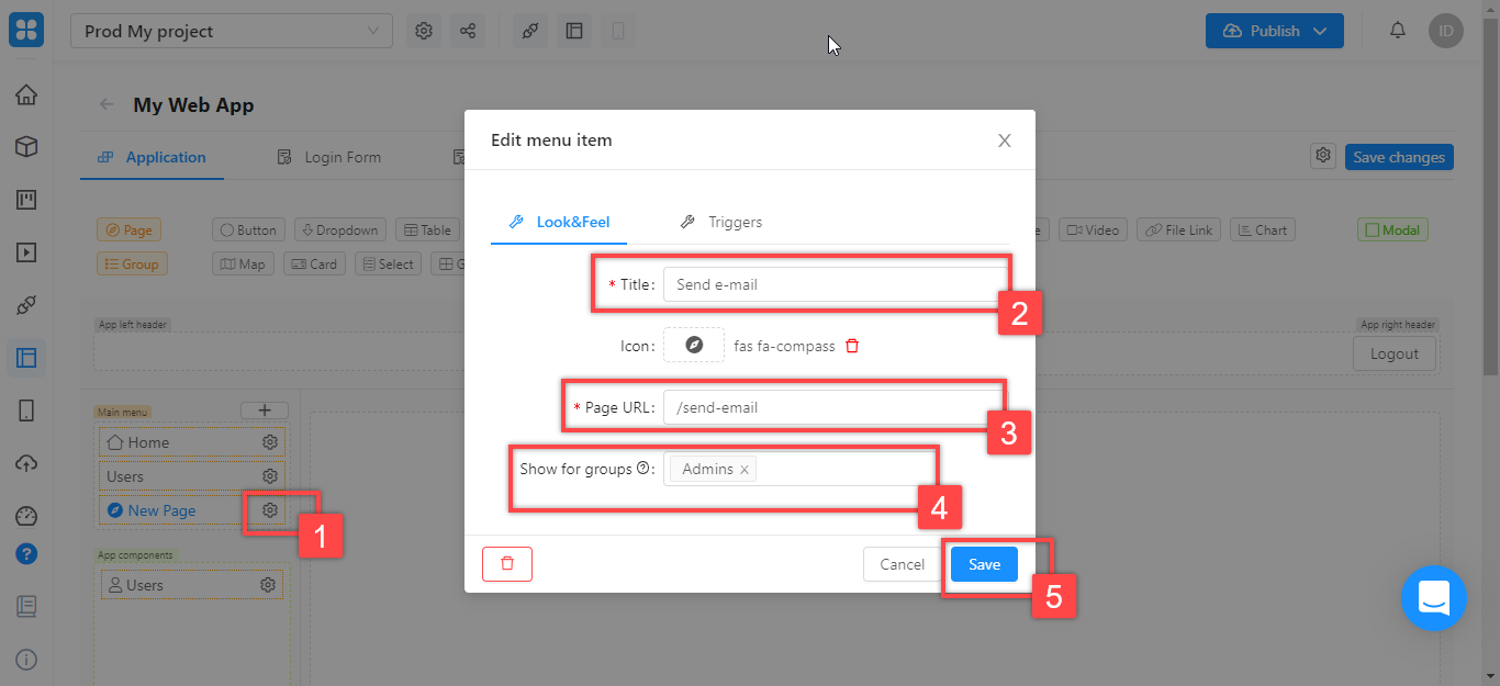 Configuring the Custom SMTP module | AppMaster